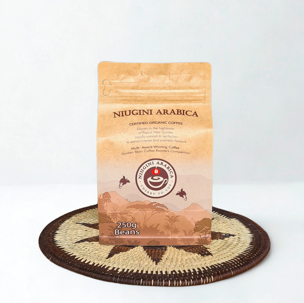 Niugini Arabica Organic Coffee Beans 250g – Ailan Exports
